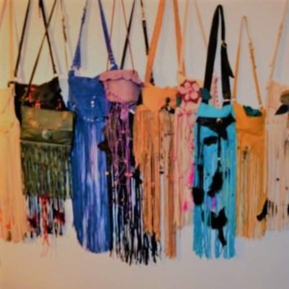 Hippie On The Floor | Bags | Distressed Camouflage Deer Hide Antler ...